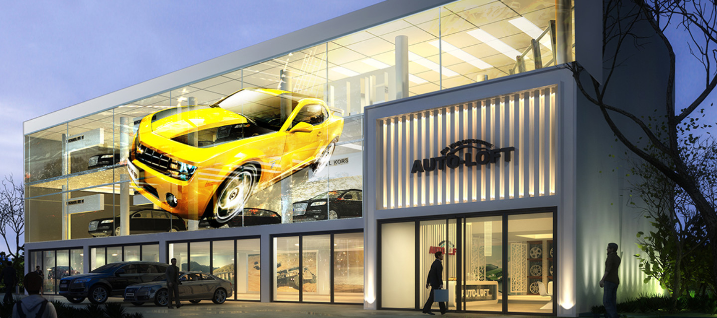 Ecran LED transparent - DK-Digital